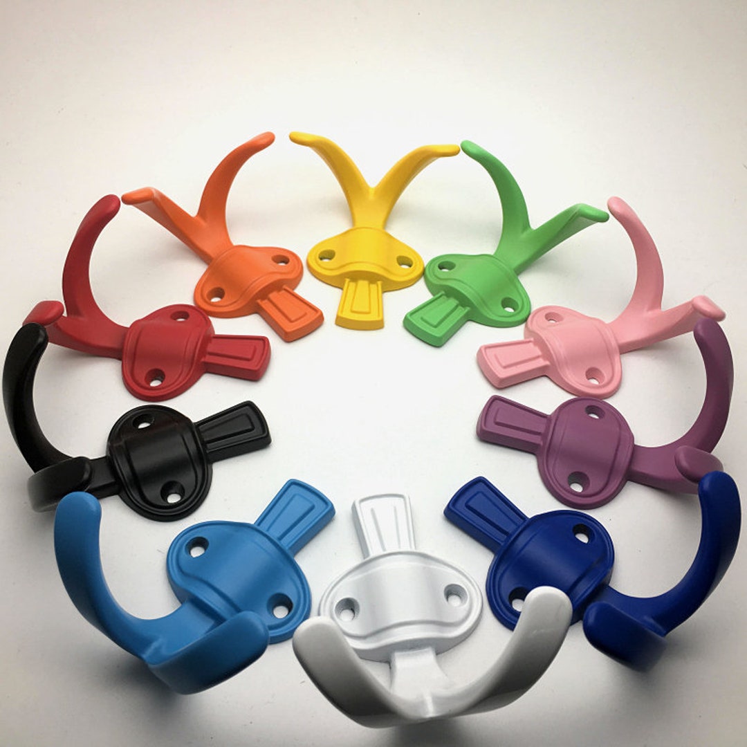 Colorful Children Clothes Hooks Towel Hooks Hat Hook Creative Door Back ...