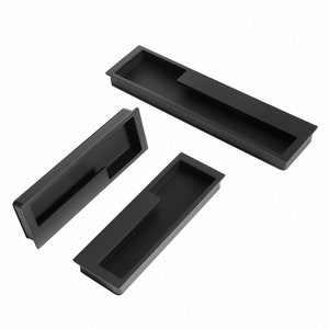 Slotted Embedded Concealed Handle Pulls Wardrobe Handles Knobs Zinc ...