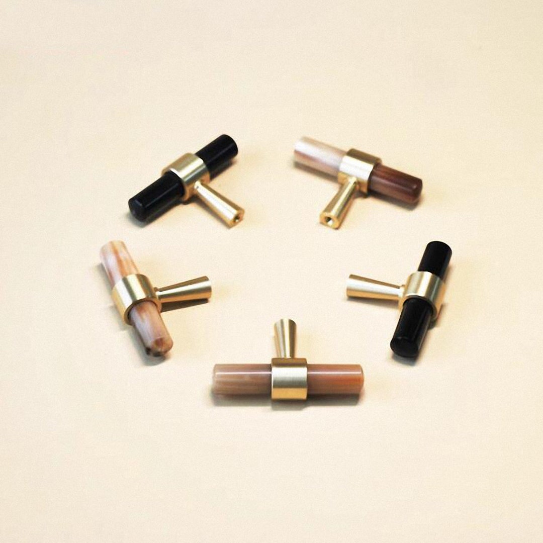 Black /white Ox Horn Knobs Handles Dresser Knobs Pulls Cabinet Knob ...