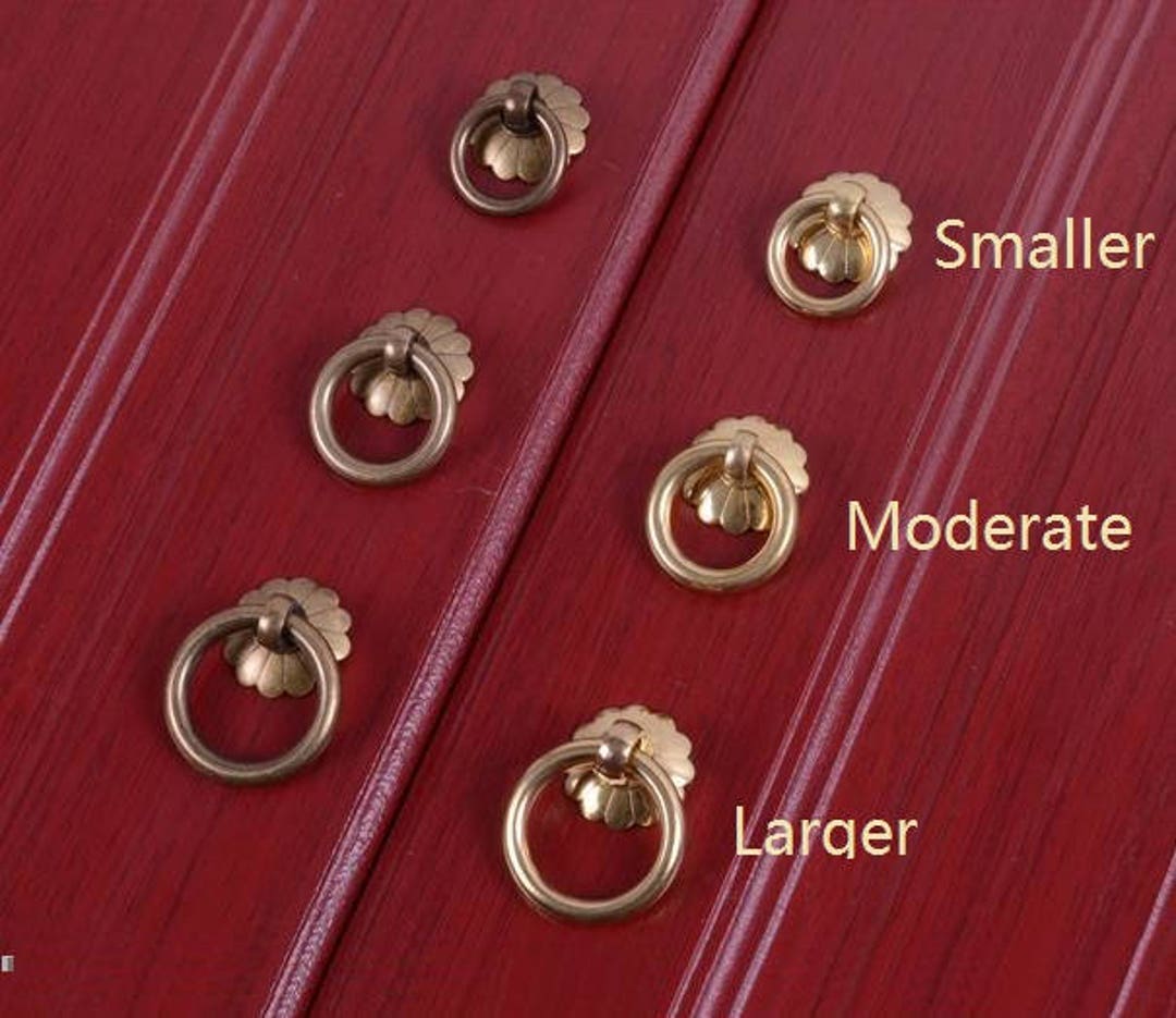 Drop Ring Knob Drawer Knob Pulls Dresser Knobs Pull Rings Handles ...