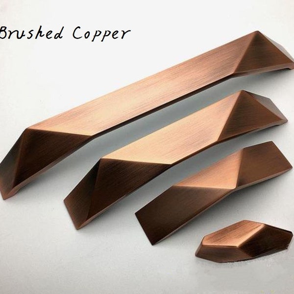 Black Copper Cabinet Handles - Etsy