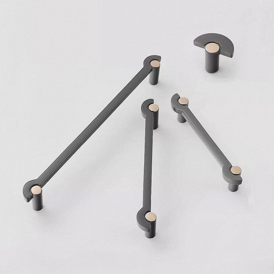 Cupboard Pulls Handles Drawer Handles Knobs Pearl Grey Pulls Handles ...