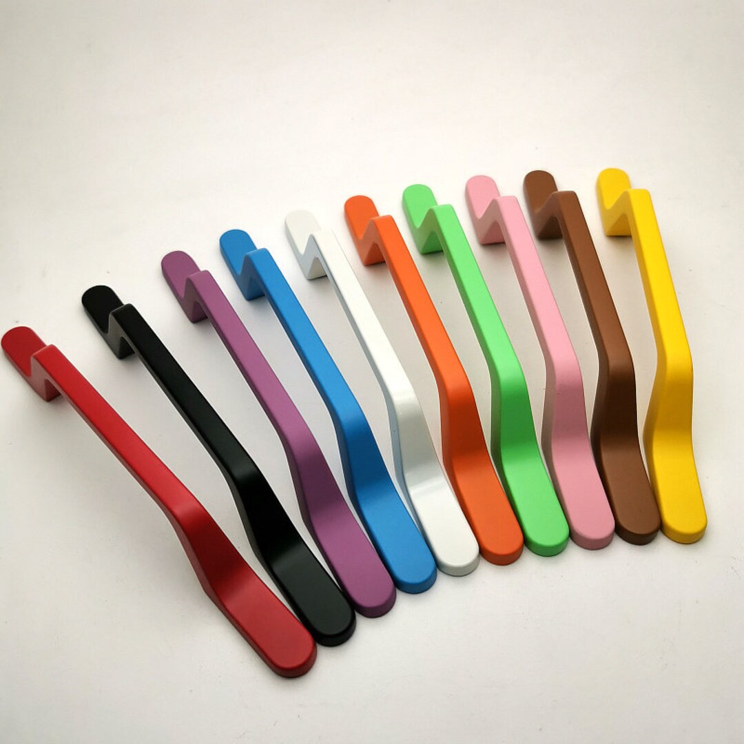 Colorful Handles Drawer Pull Handle Dresser Knob Kids Pulls Cabinet ...
