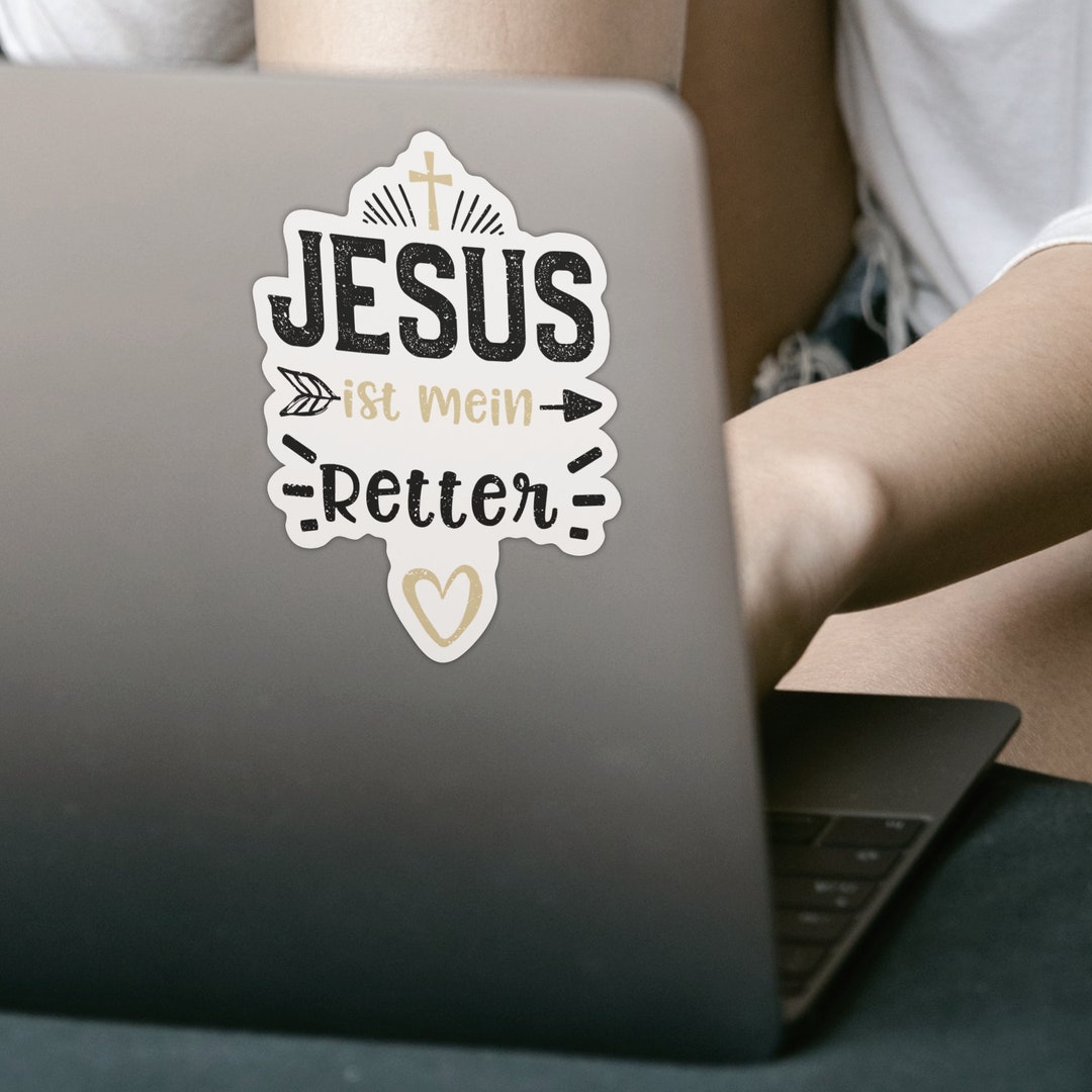 Jesus Ist Mein Retter Sticker Christentum Aufkleber - Etsy