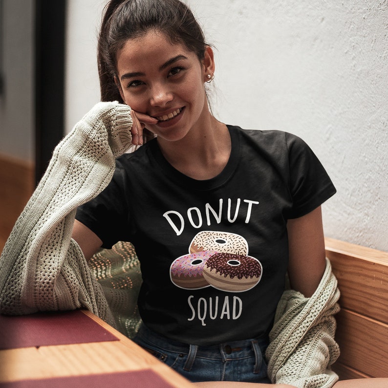 Donut Squad T-shirt. Donut Lover Shirt Women/men. Funny Food - Etsy