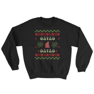 Ugly Science Christmas Sweatshirt. Ugly Christmas Sweater. Science ...