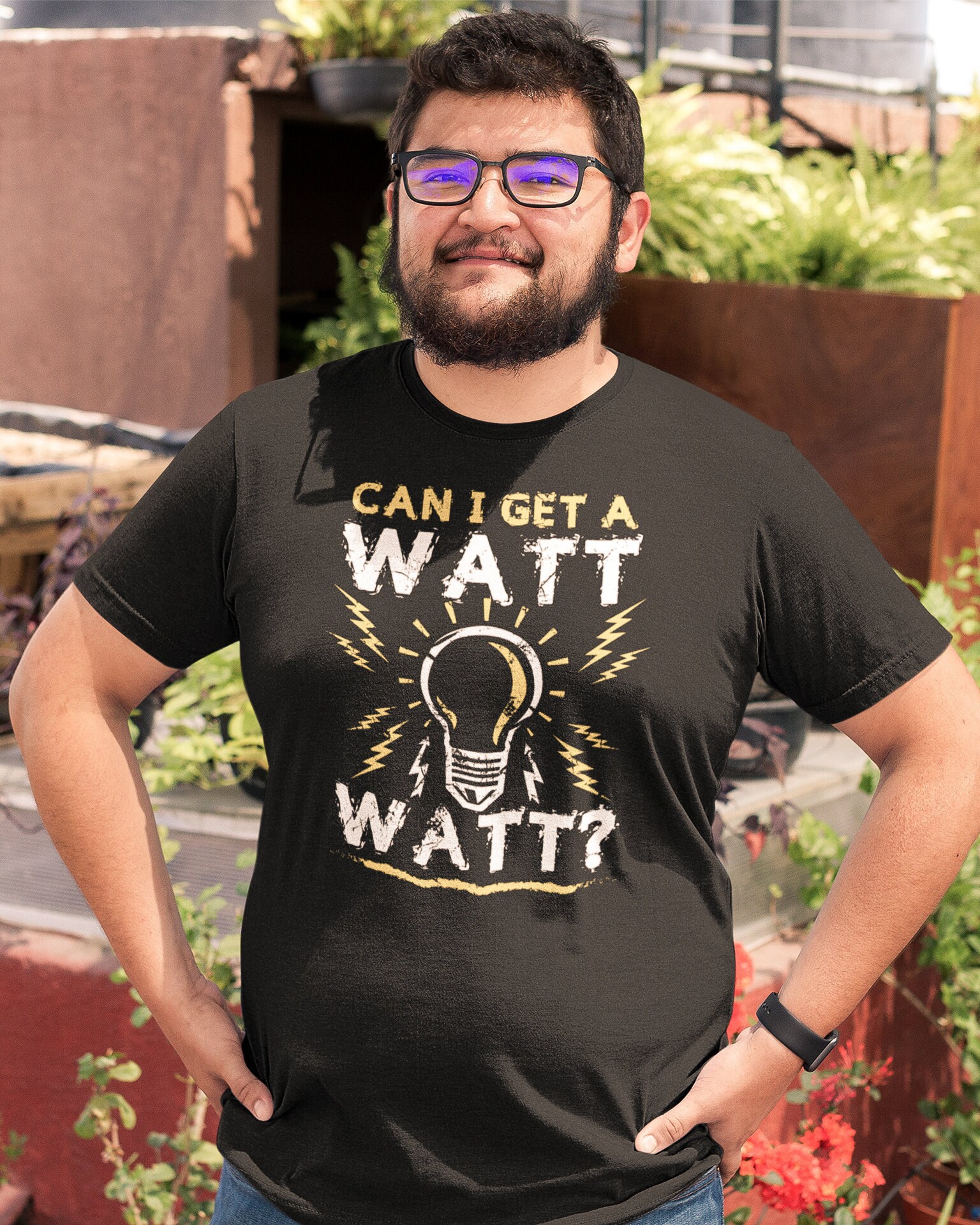 Can I Get A Watt Watt T-Shirt. Electrician Shirt Women/Men. | Etsy