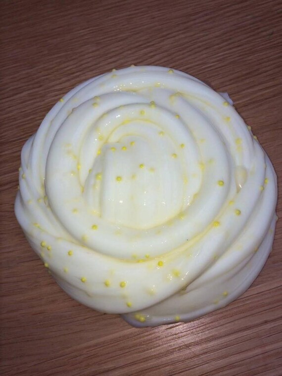 Lemonade Classic slime scented Lemon with yellow polystyrene | Etsy