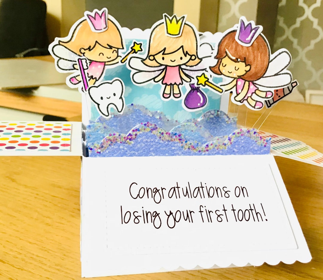 Tooth Fairy Theme Birthday Card - Etsy