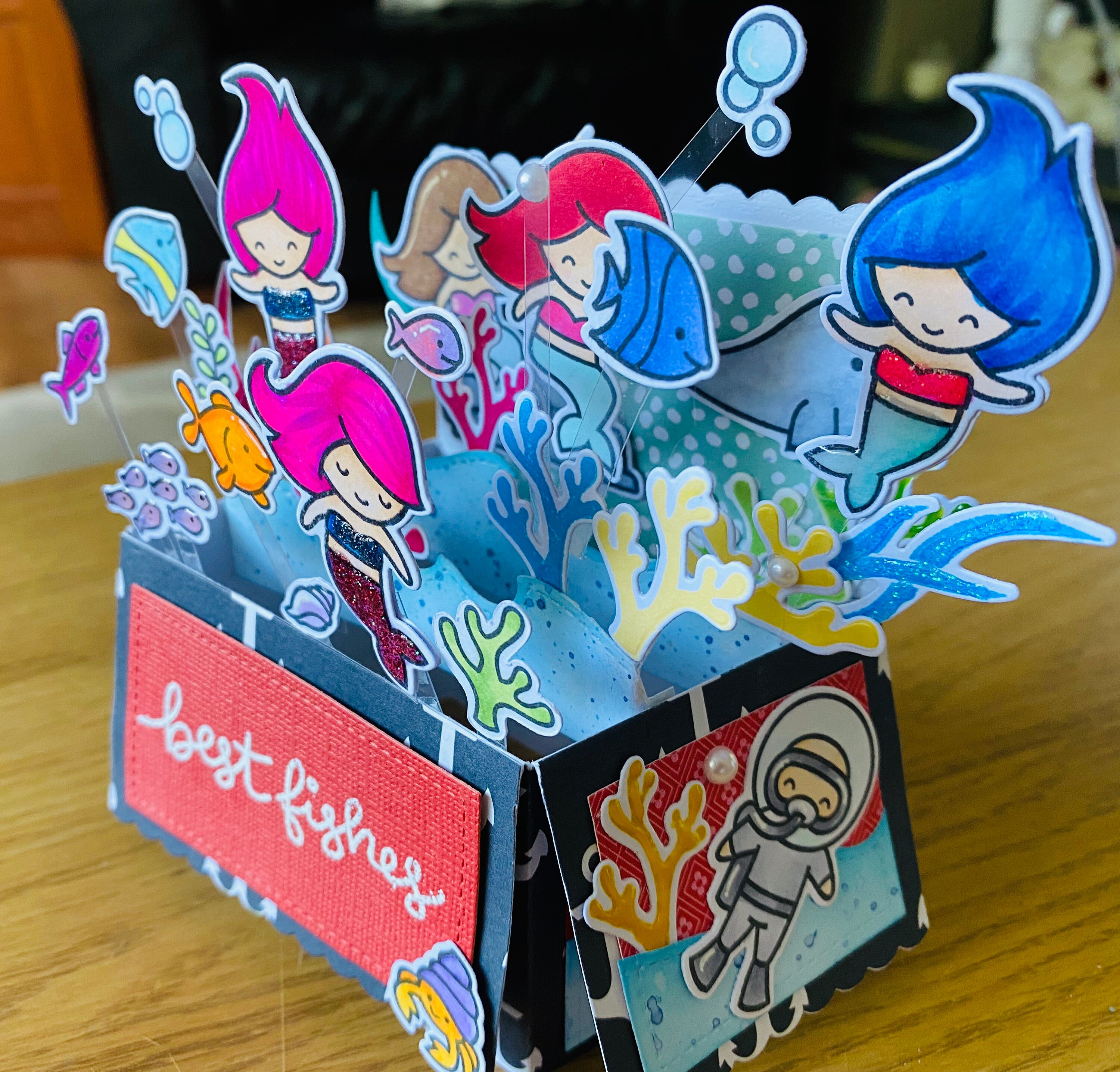 Under the Sea Pop up Card - Etsy