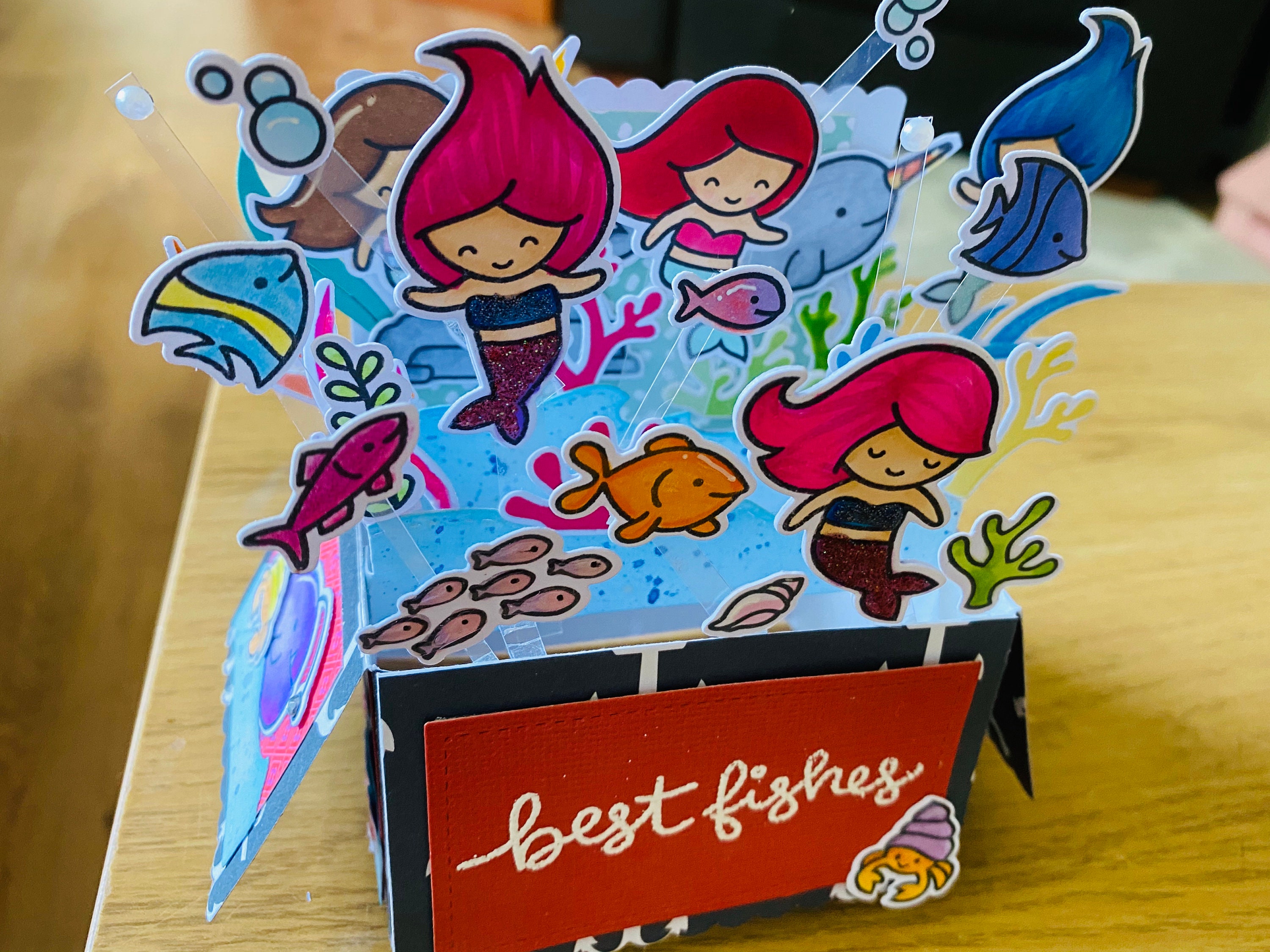 Under the Sea Pop up Card - Etsy