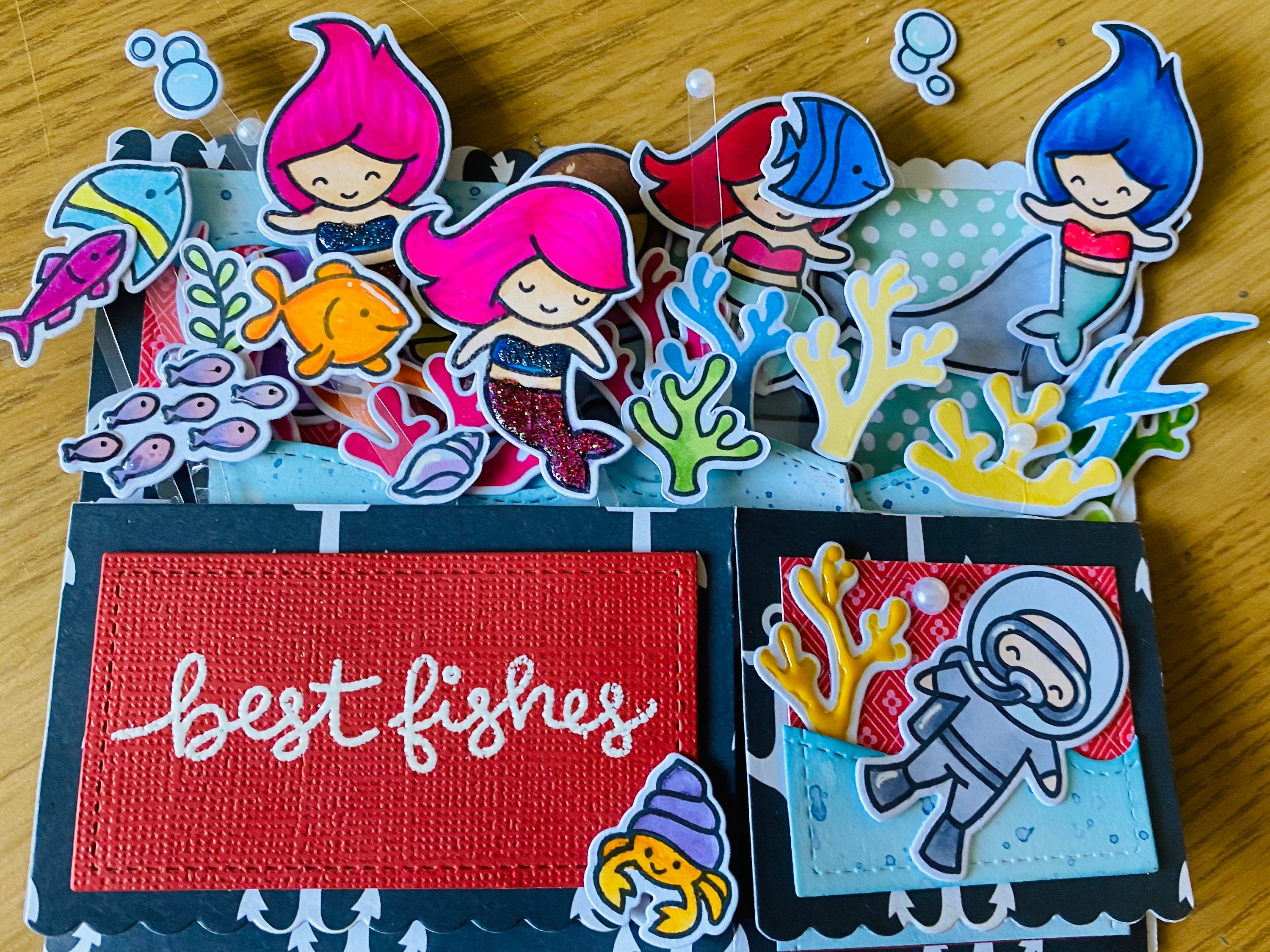 Under the Sea Pop up Card - Etsy