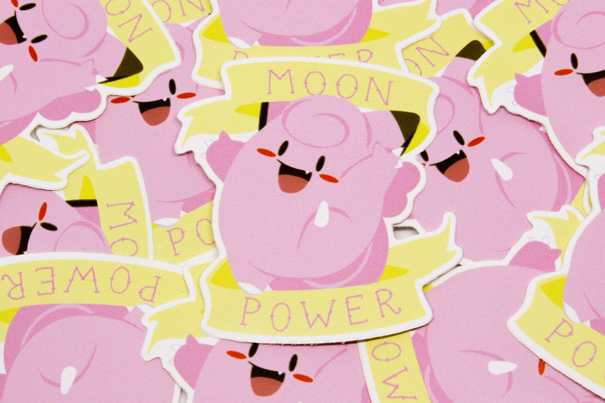 Clefairy Sticker, Anime Sticker, Manga Sticker, 5cm, Acrylic Sticker ...