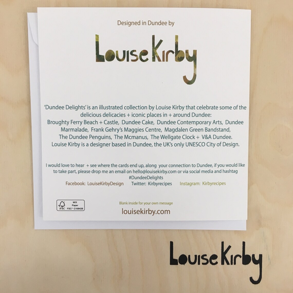 The Wellgate Clock Greetings Card / Clock Illustration / Dundee ...