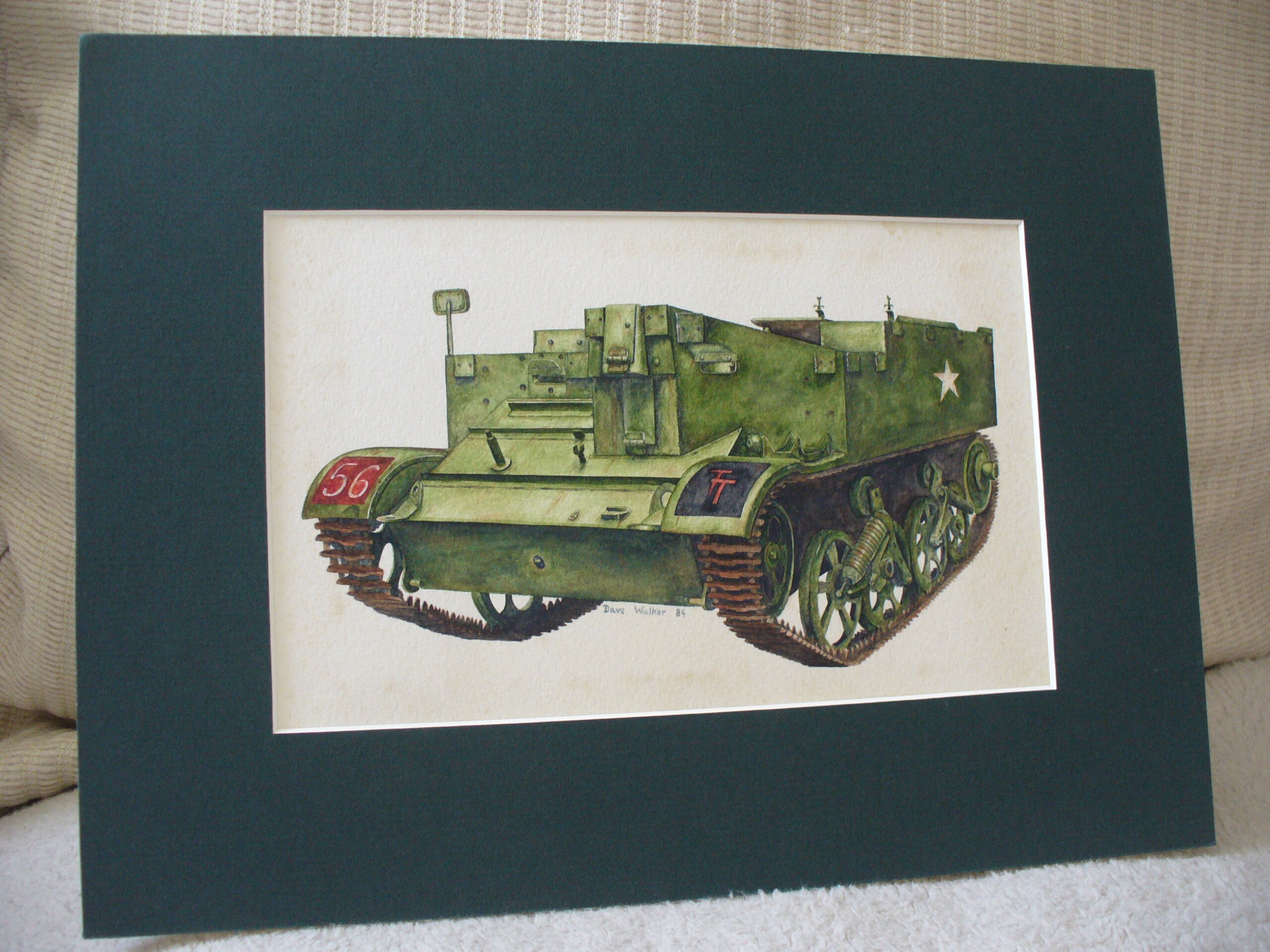Bren Carrier Original Watercolour - Etsy