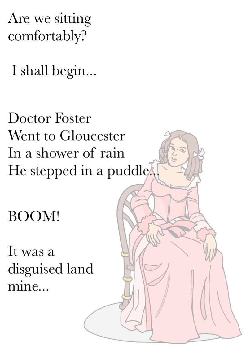 Poets Corner Doctor Foster Went to Gloucester|poem|dr Foster|poet|poem ...