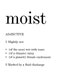 Moist Dictionary Meaningrude Cardcrude Cardinsultinsulting - Etsy