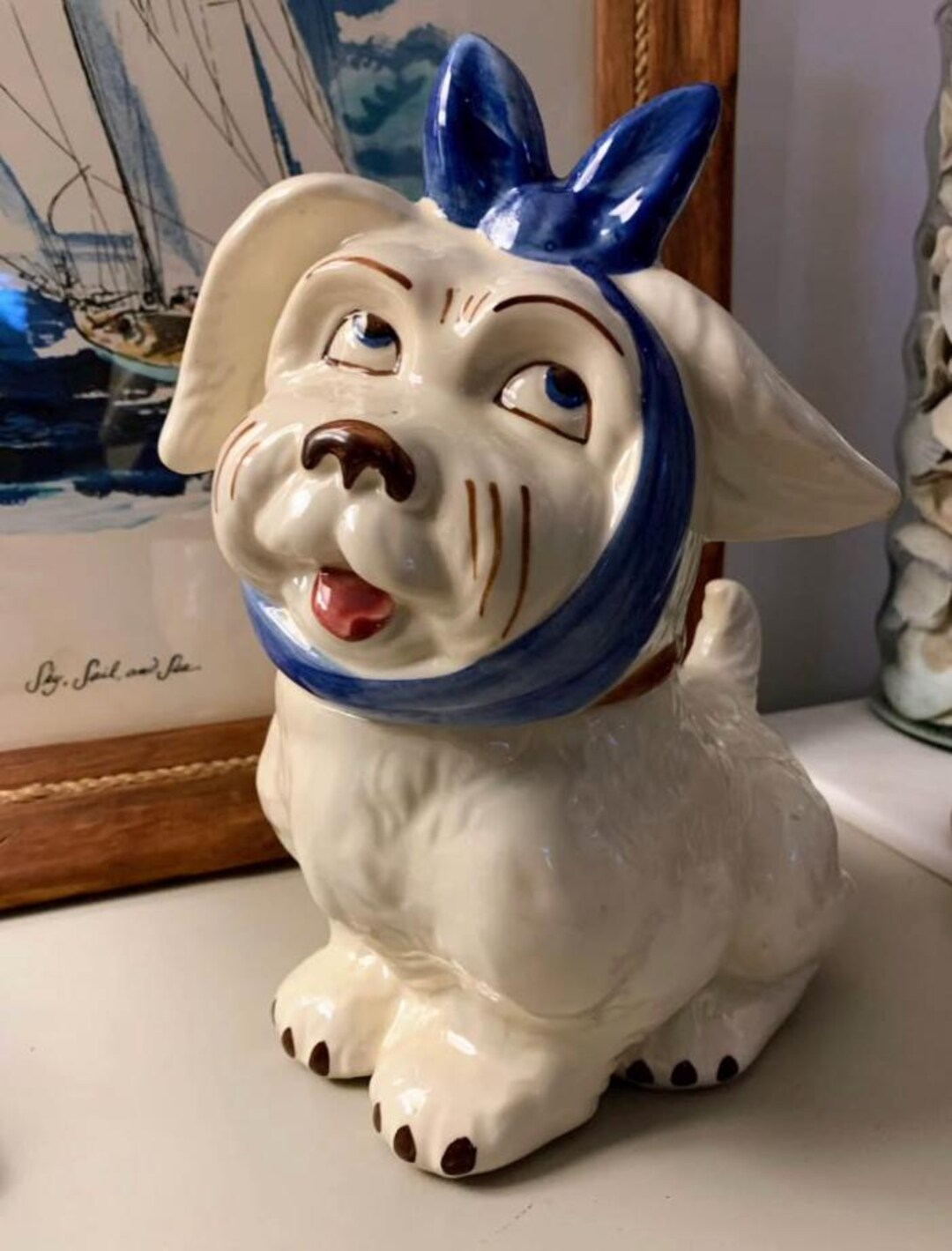 Vintage Mugsy Dog Toothache Shawnee Pottery 1940-1950s Collectible ...