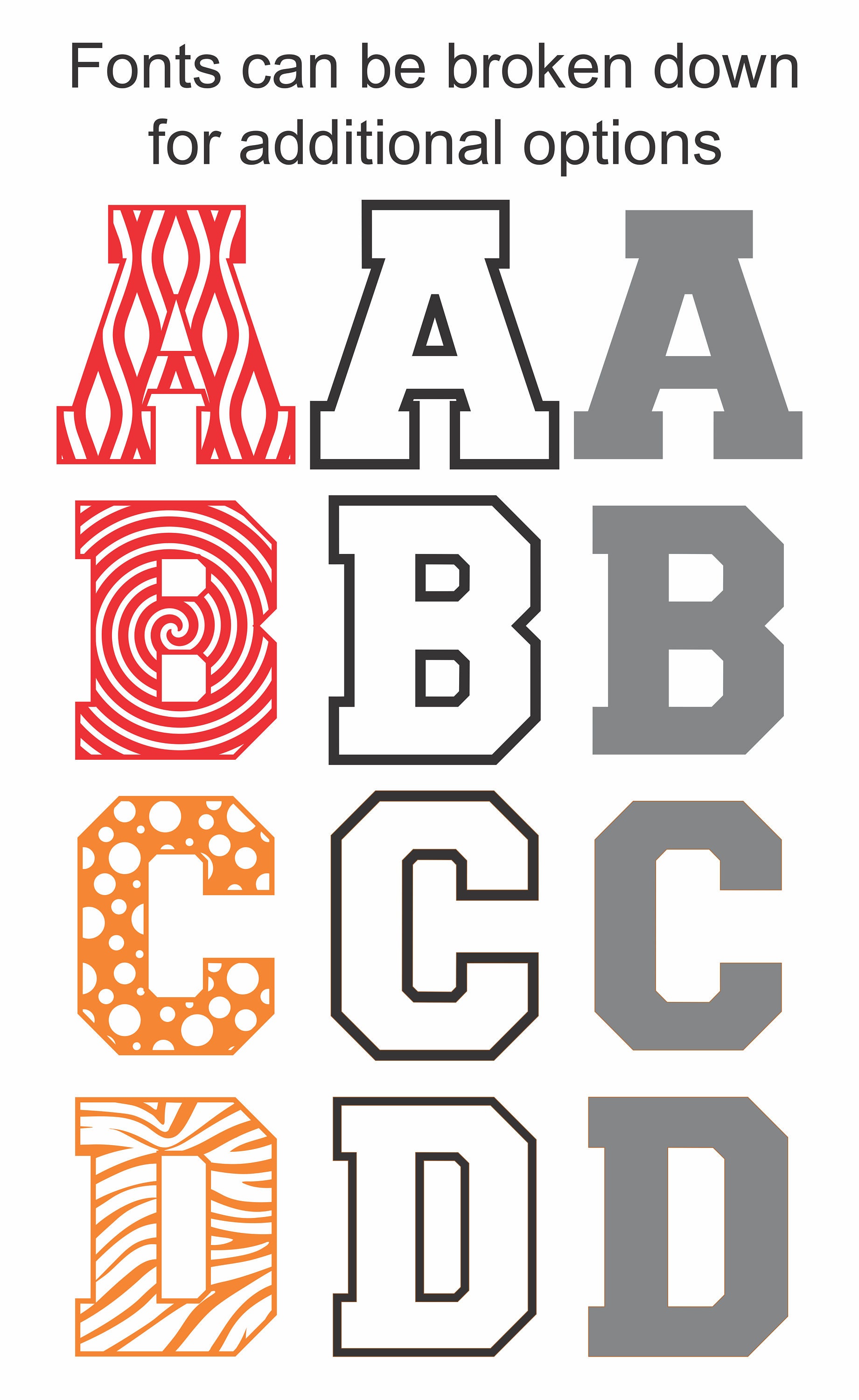 Buy 2 Get 1 Free, Sway Alphabet Font, Ai, CDR, Eps, SVG, Dxf, Png, Sway ...