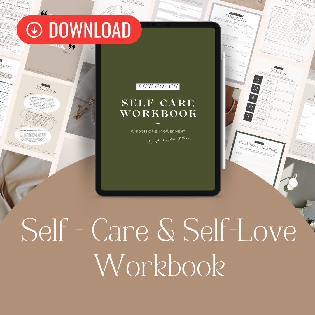 Wellness Self-care E-book Workbook Digital Coaching Shadow Work Self ...