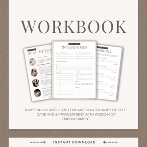 Wellness Self-care E-book Workbook Digital Coaching Shadow Work Self ...