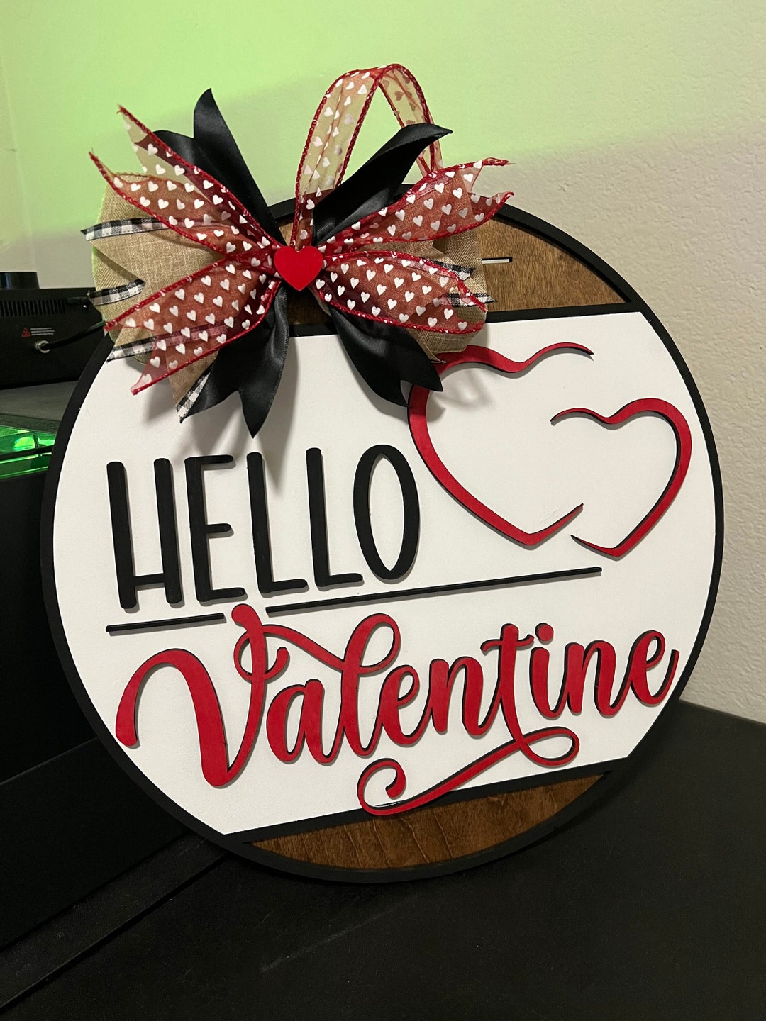 Finished Valentine's Door Sign Welcome Sign Door Hanger - Etsy