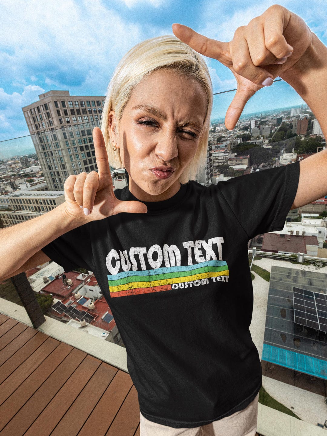 BOGO FREE! Custom T-shirt: Retro 70s 80s Style Tee - Etsy