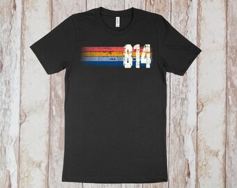 814 Area Code Shirt - Etsy
