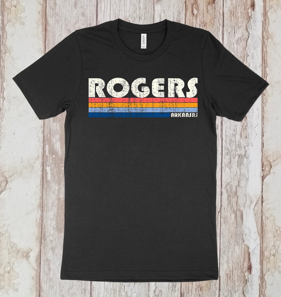 Vintage 70s 80s Style Rogers, Arkansas Tshirt, Rogers AR Shirt, Retro ...