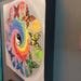Rainbow Zen Wheel Acrylic Painting - Etsy