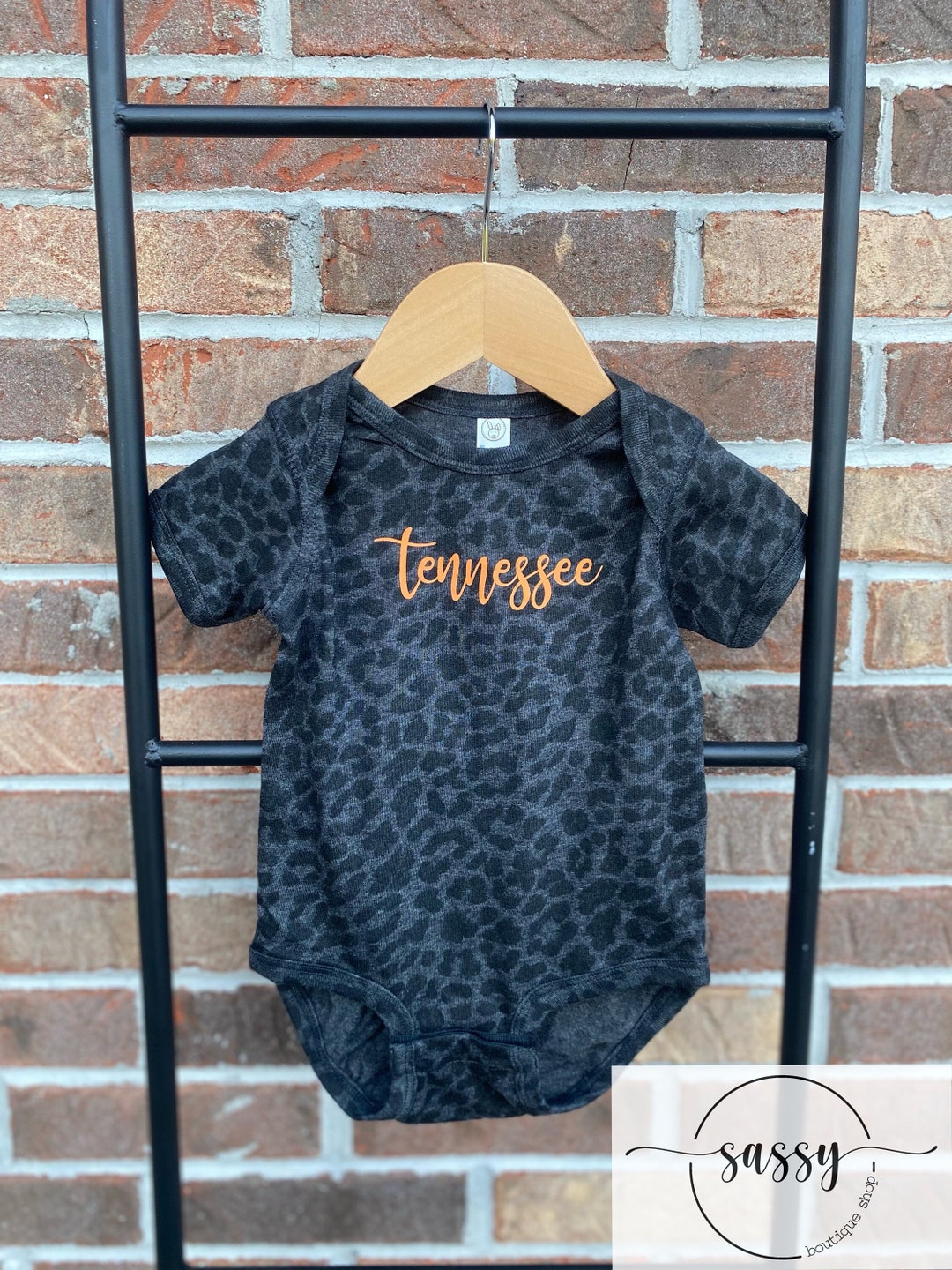 Tennessee Baby Tennessee Leopard Print Baby Body Suit Tennessee Infant ...