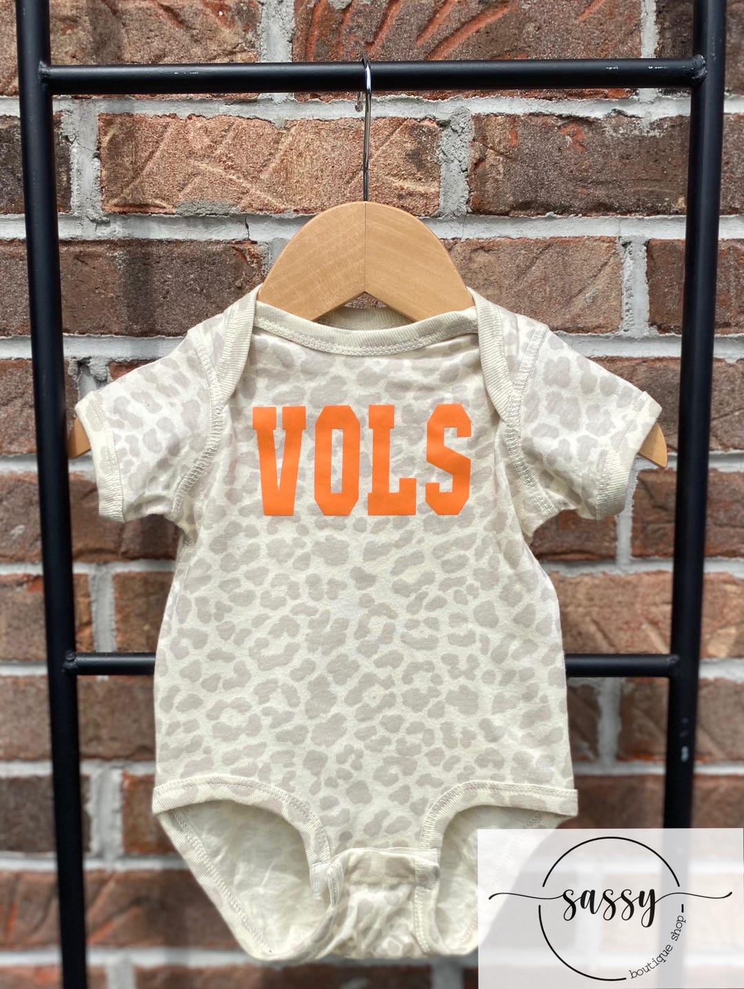 Tennessee Baby Vols Leopard Print Baby Body Suit Tennessee Infant - Etsy