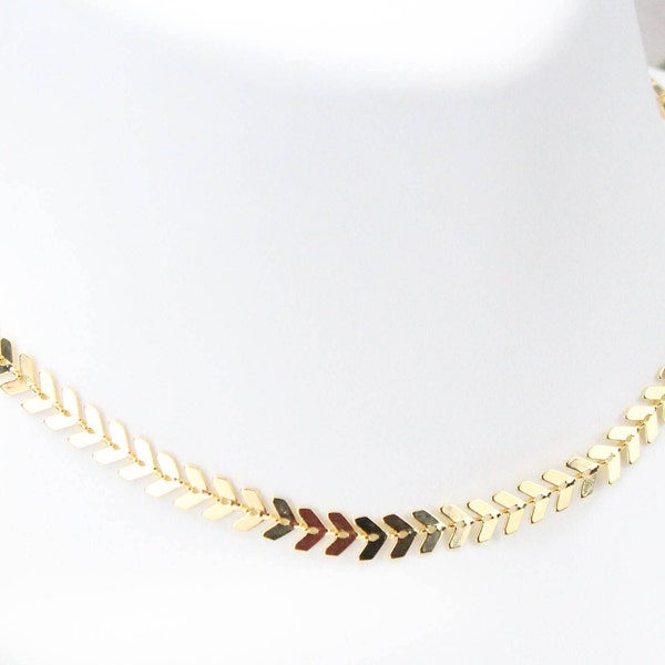 Fishbone Chain - Etsy