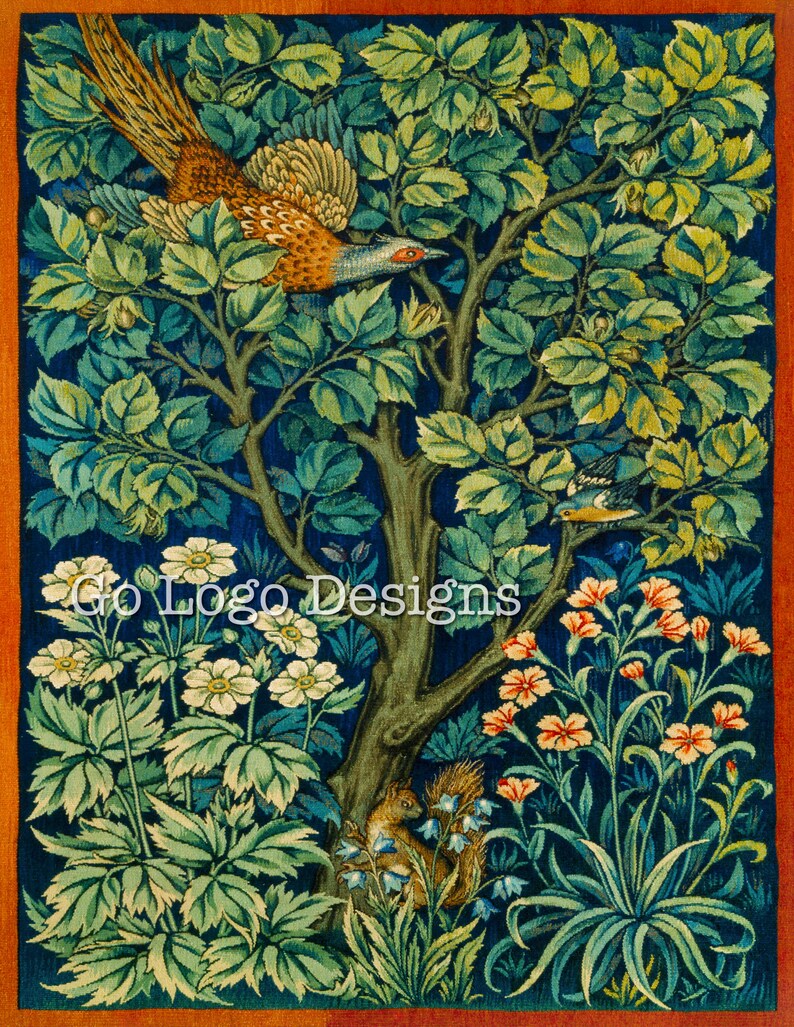 WILLIAM MORRIS Birds Print, Instant Digital Download, William Morris ...