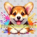 CORGI DOG PNG, Instant Download, Digital Sublimation File, Cute Puppy ...