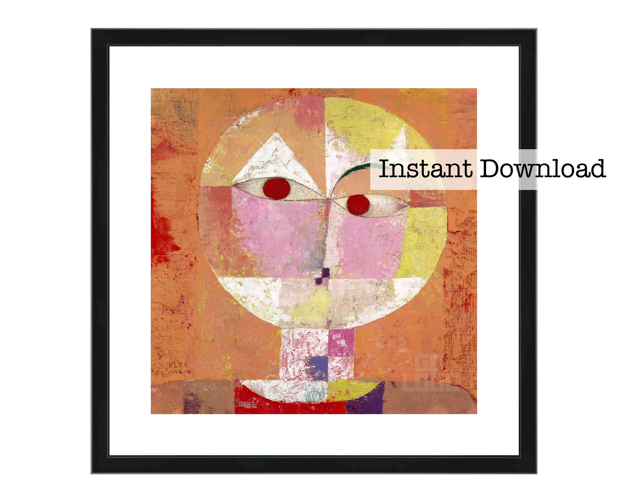PAUL KLEE Senecio Instant Download, Paul Klee Digital Print, Printable ...