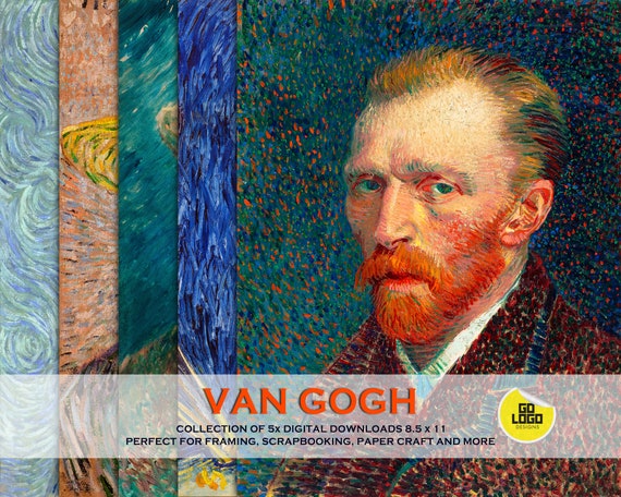 VAN GOGH Digital Download Vincent Van Gogh Printable Famous - Etsy