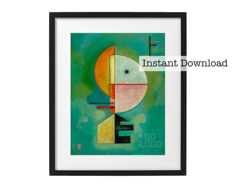 KANDINSKY UPWARD Print, Kandinsky Instant Digital Download, Printable ...