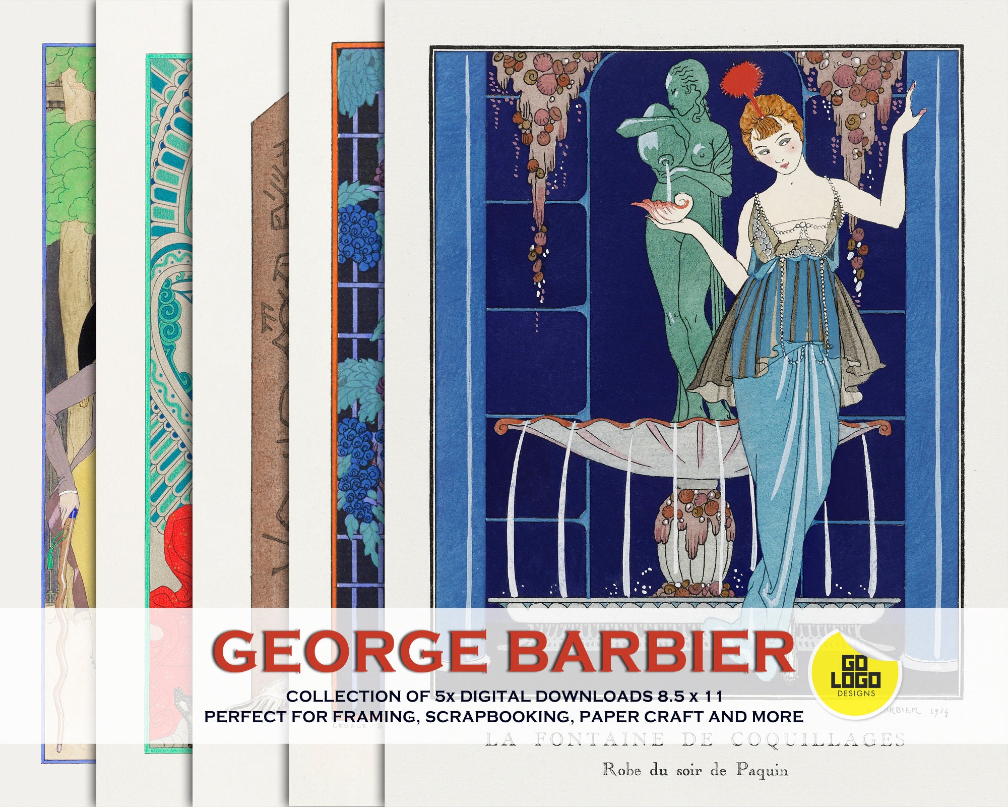 GEORGE BARBIER Digital Download, Instant George Barbier Print ...