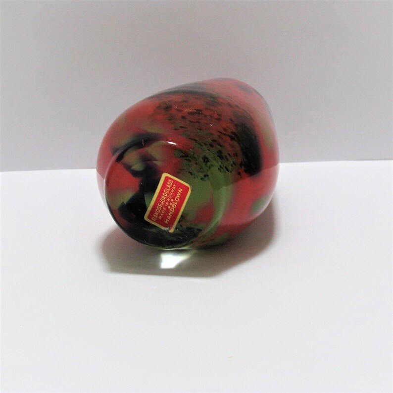 Vintage Norwegian Handblown Glass Vase by Benny Motzfeldt or Hanna ...
