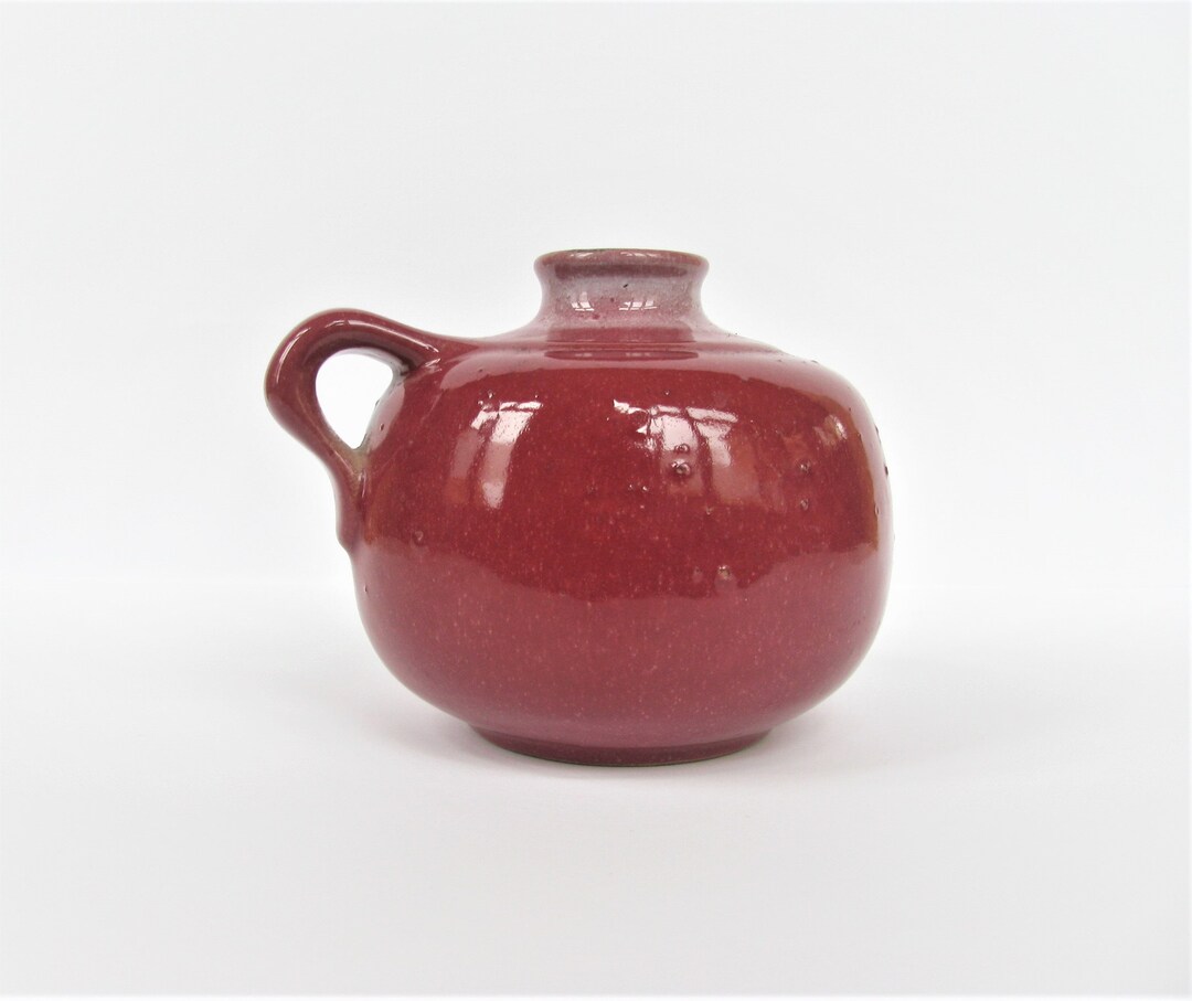 VEB STREHLA Mid Century Modern Keramik Vase 9025 Magenta Lila - Etsy