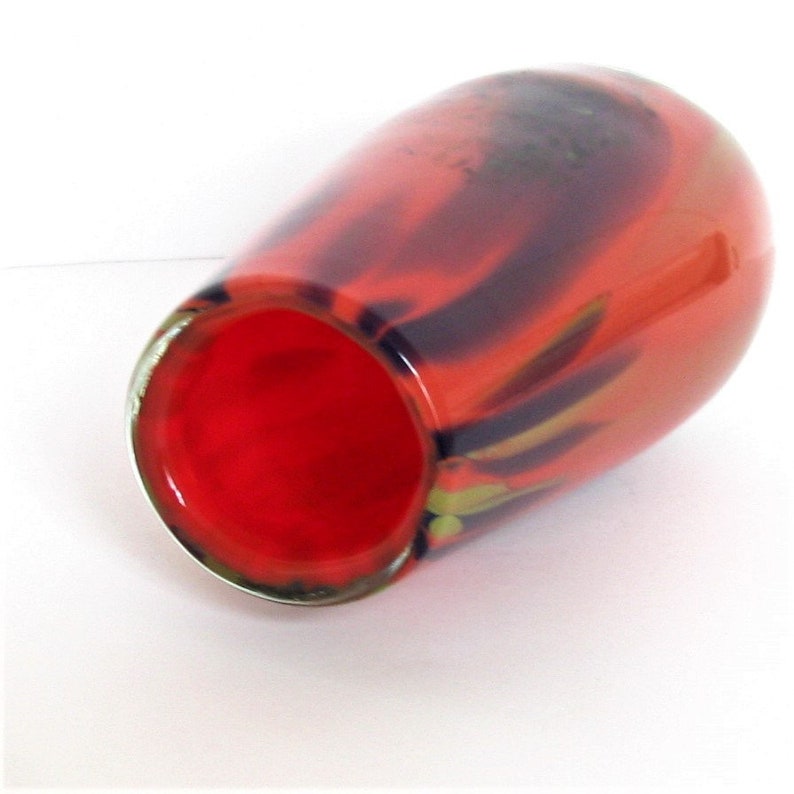 Vintage Norwegian Handblown Glass Vase by Benny Motzfeldt or Hanna ...