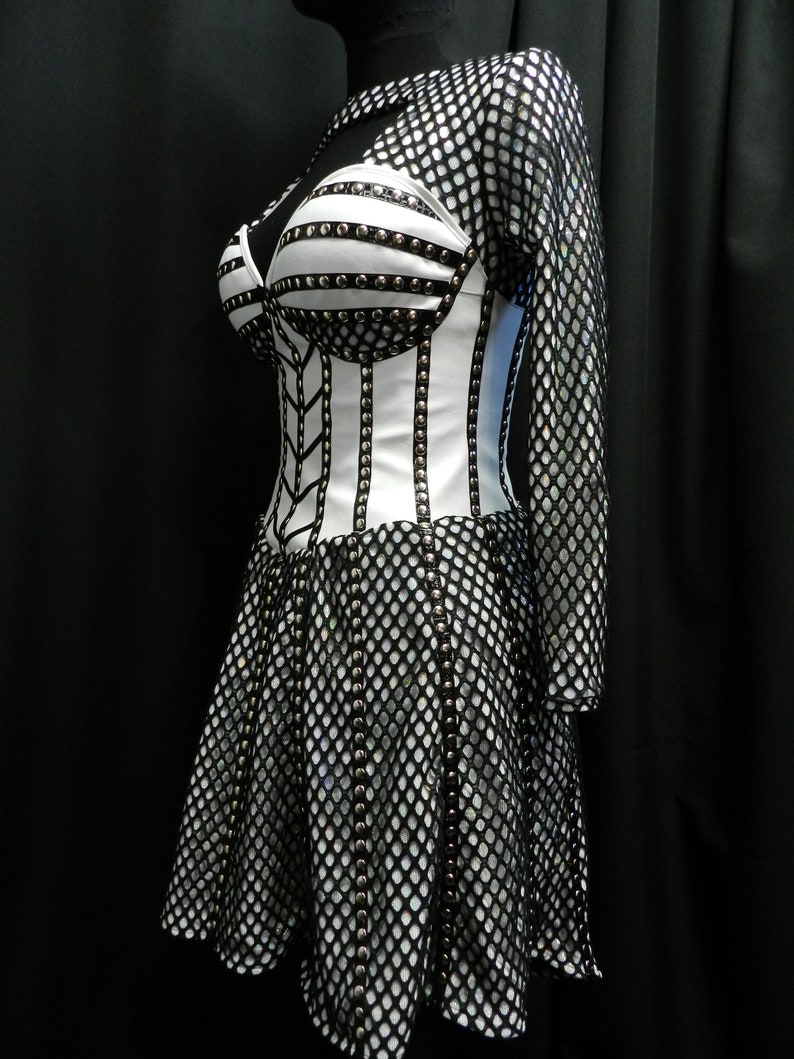 Inspired by Jane Seymour Black and White Dress From Six the Musical ...