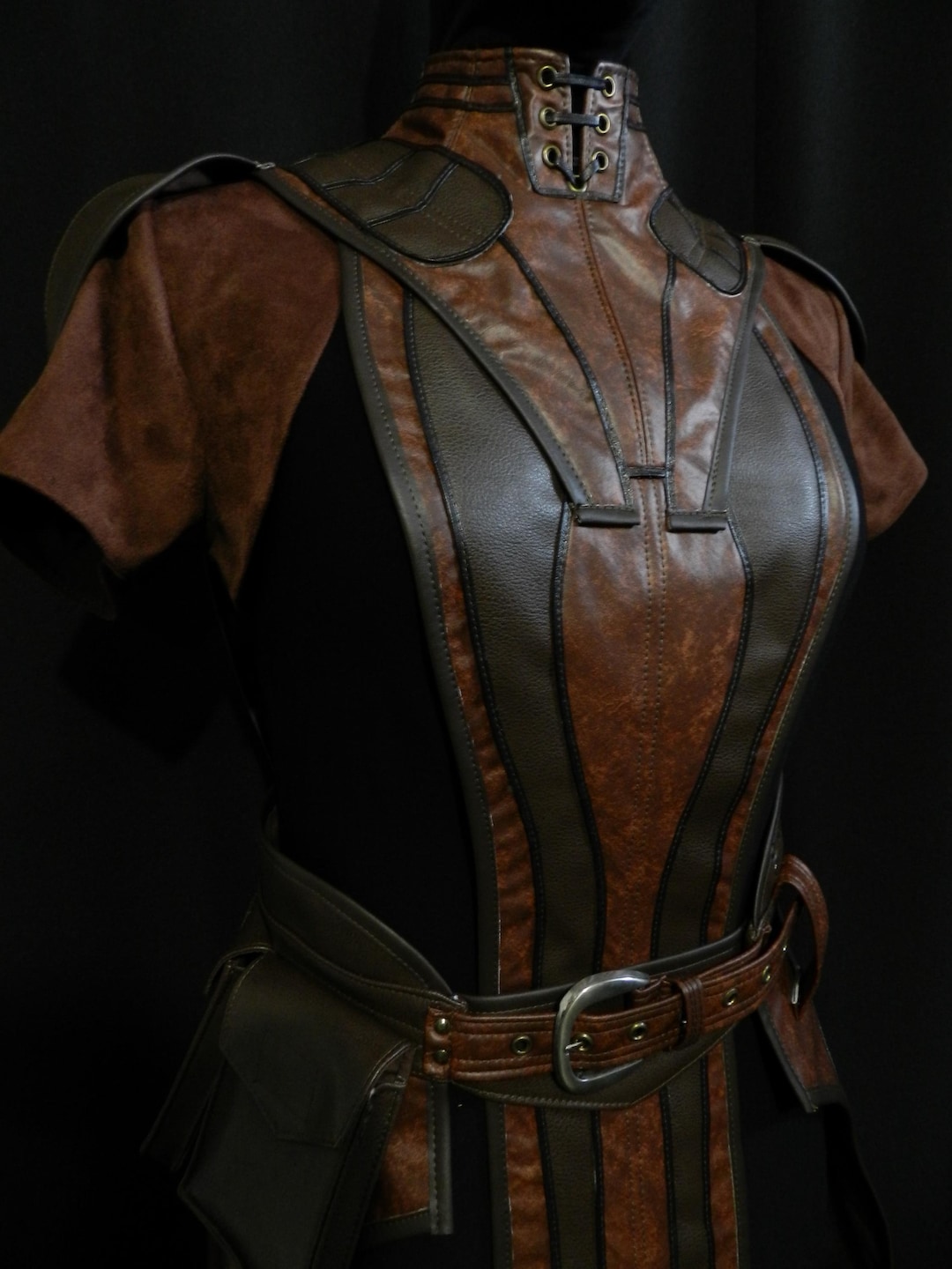 Inspired by Star Wars, Bastila Shan Costume, Faux Leather Armor, Custom ...