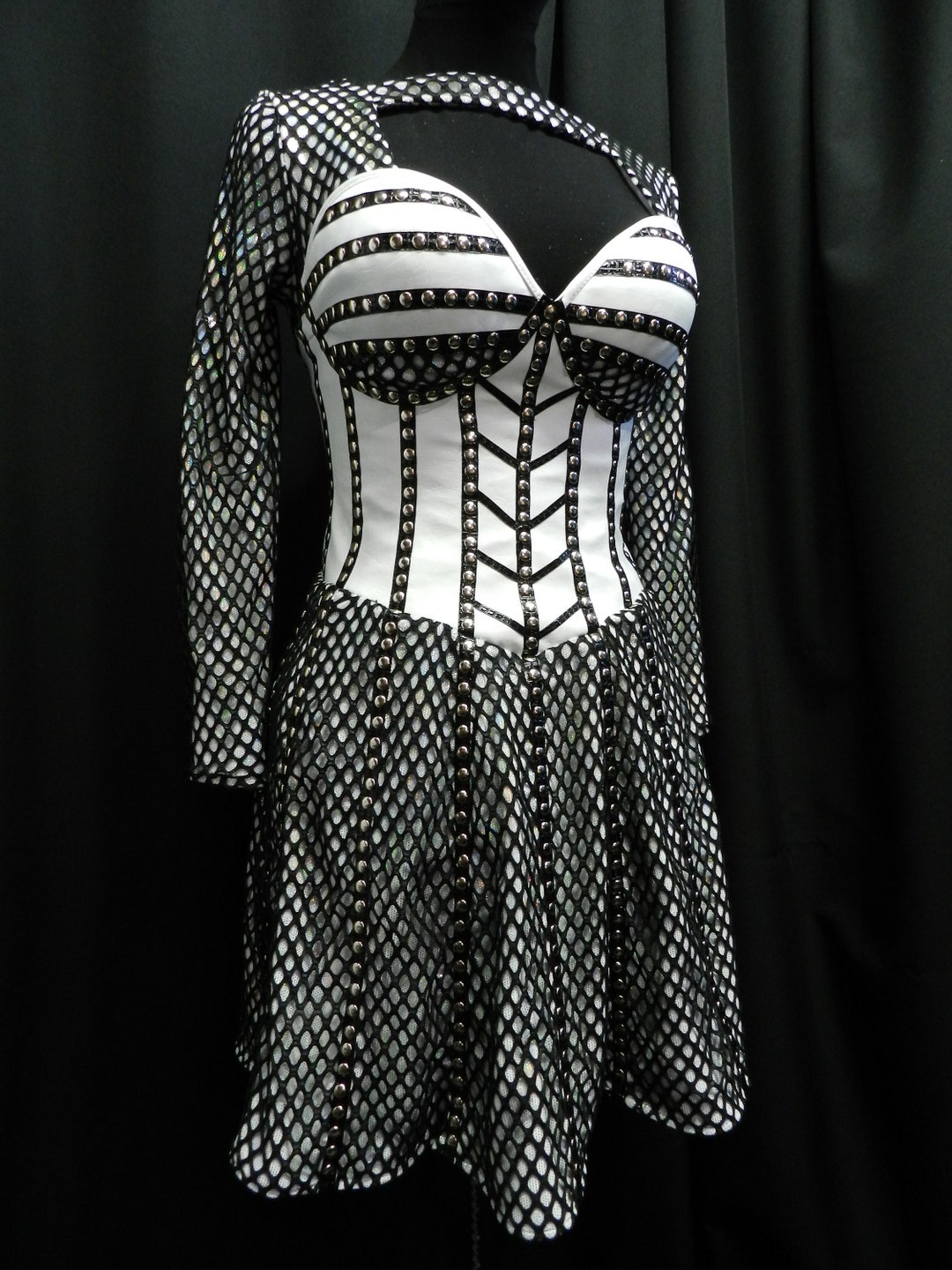 Inspired by Jane Seymour Black and White Dress From Six the Musical ...