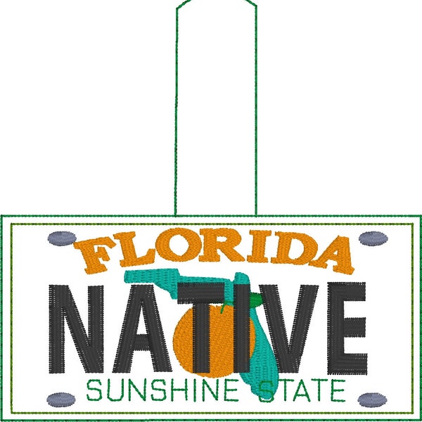 Florida State Embroidery Design - Etsy