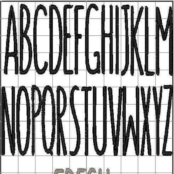 Skinny Font - Etsy