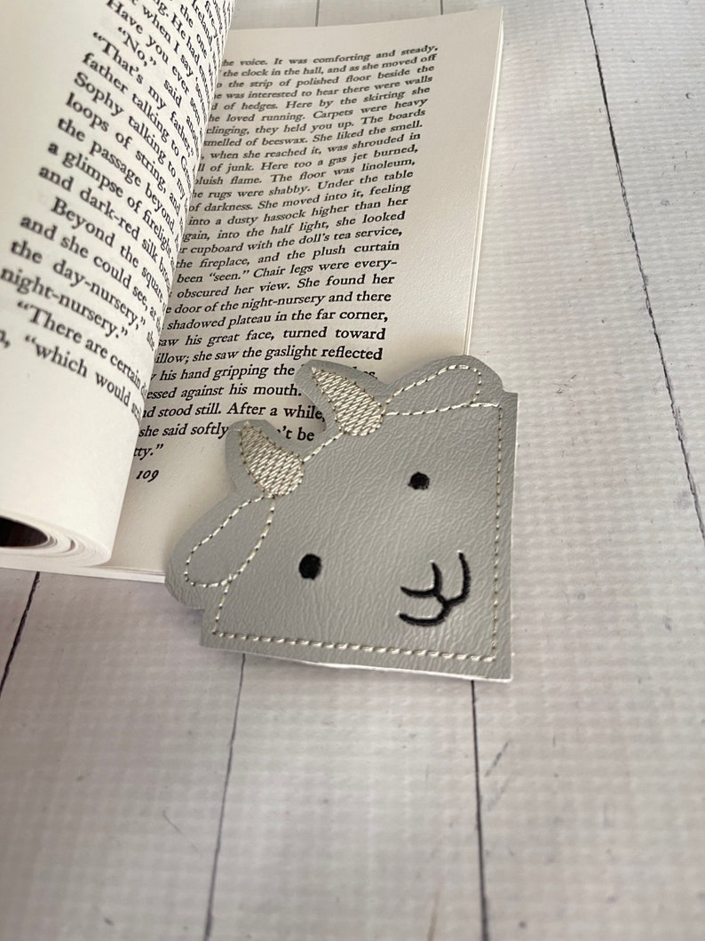 Goat Corner Bookmark Design | Etsy
