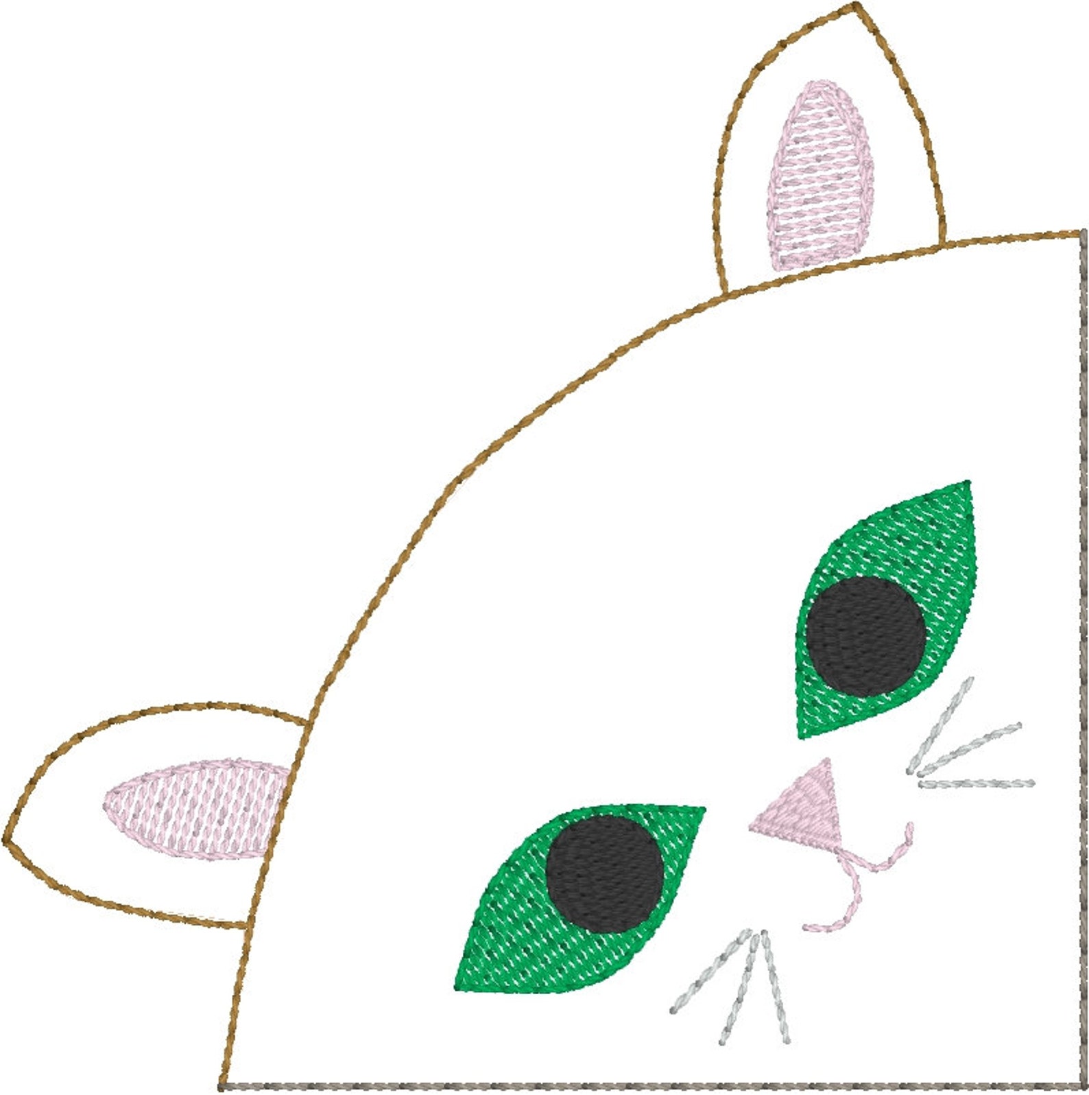 Cat Corner Bookmark Design - Etsy