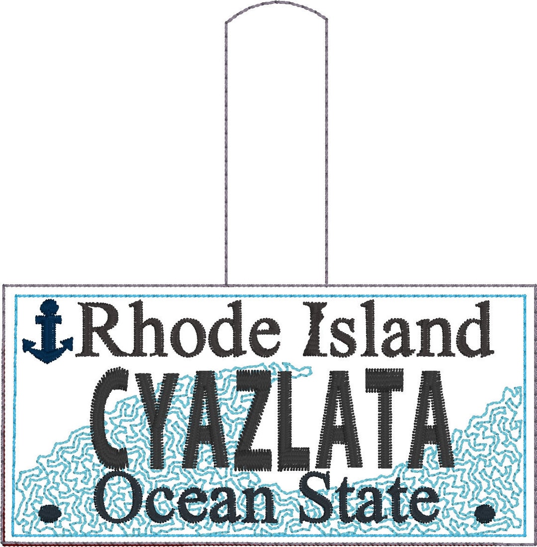 Rhode Island State License Plate Design - Make Your Own Replica ...